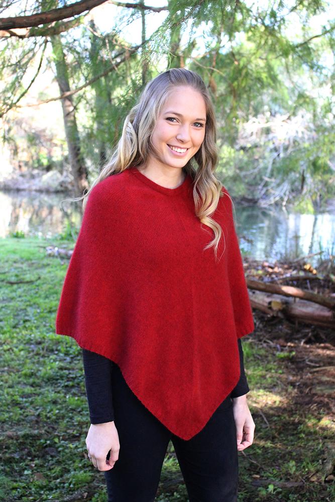 PLAIN PONCHO – Woolshed Gallery